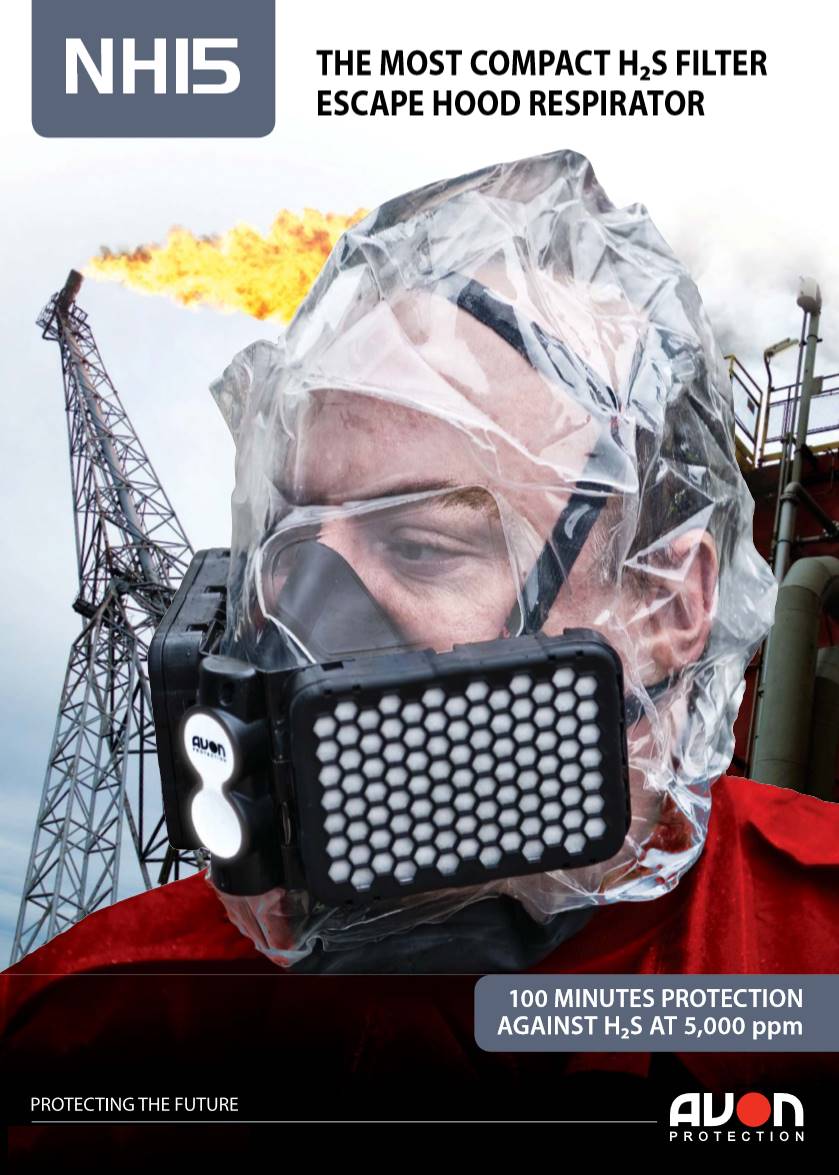 AVON NH15 H2S Filter Emergency Escape Hood Respirator - Durasafe Shop