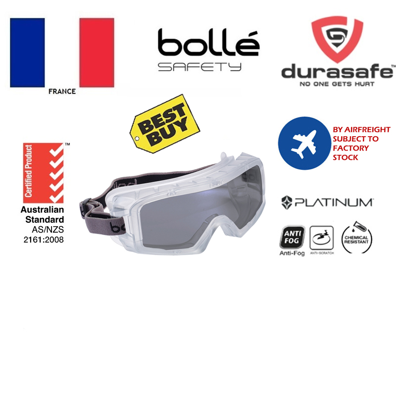 BOLLE 1686102 Coverall 3 Safety Goggles - Durasafe Shop