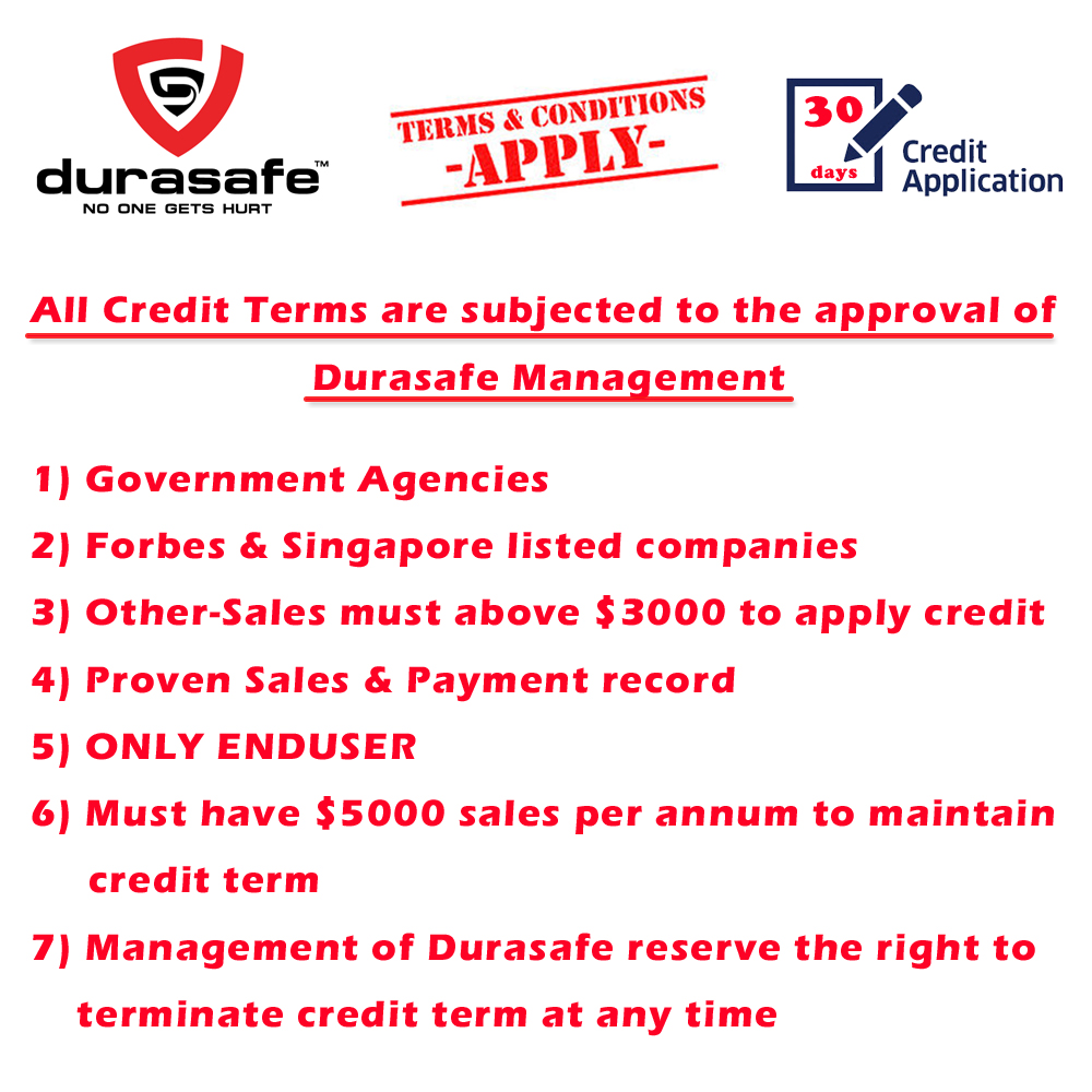 30-days Credit Application Terms and Conditions - PT DURASAFE Workwear ...