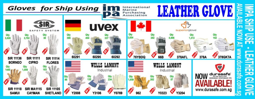 IMPA LEATHER GLOVES - Durasafe Shop